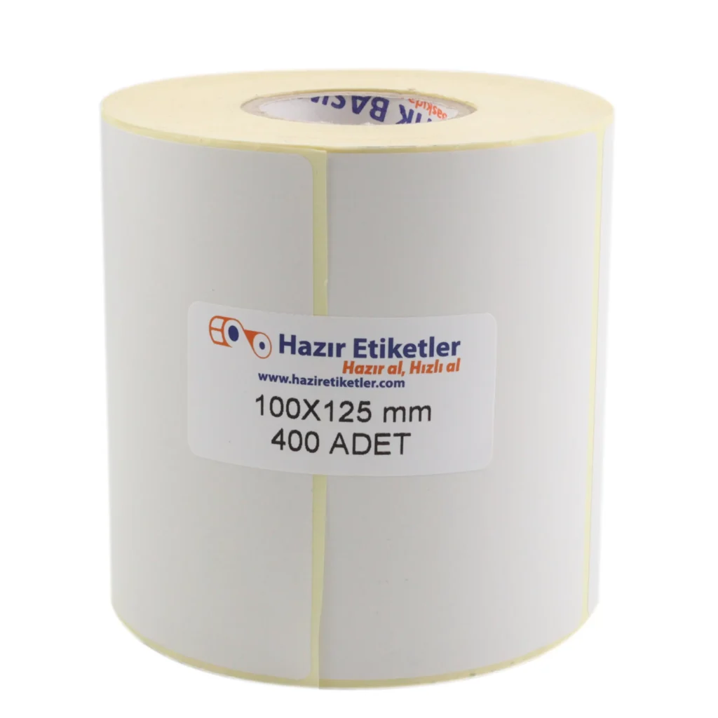 Laminated Thermal Label 100mm X 125mm 400 Pieces - Roll Label Shop