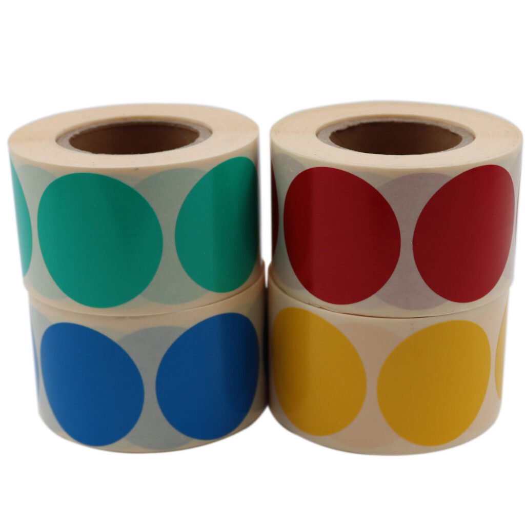 Vellum Roll Colored Label 30mm Diameter 1000 Pieces Backdrop Printed ...